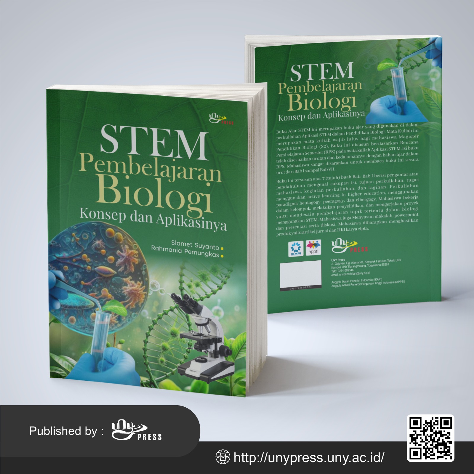 (Preorder) STEM DALAM PEMBELAJARAN BIOLOGI: KONSEP DAN APLIKASINYA | unypress